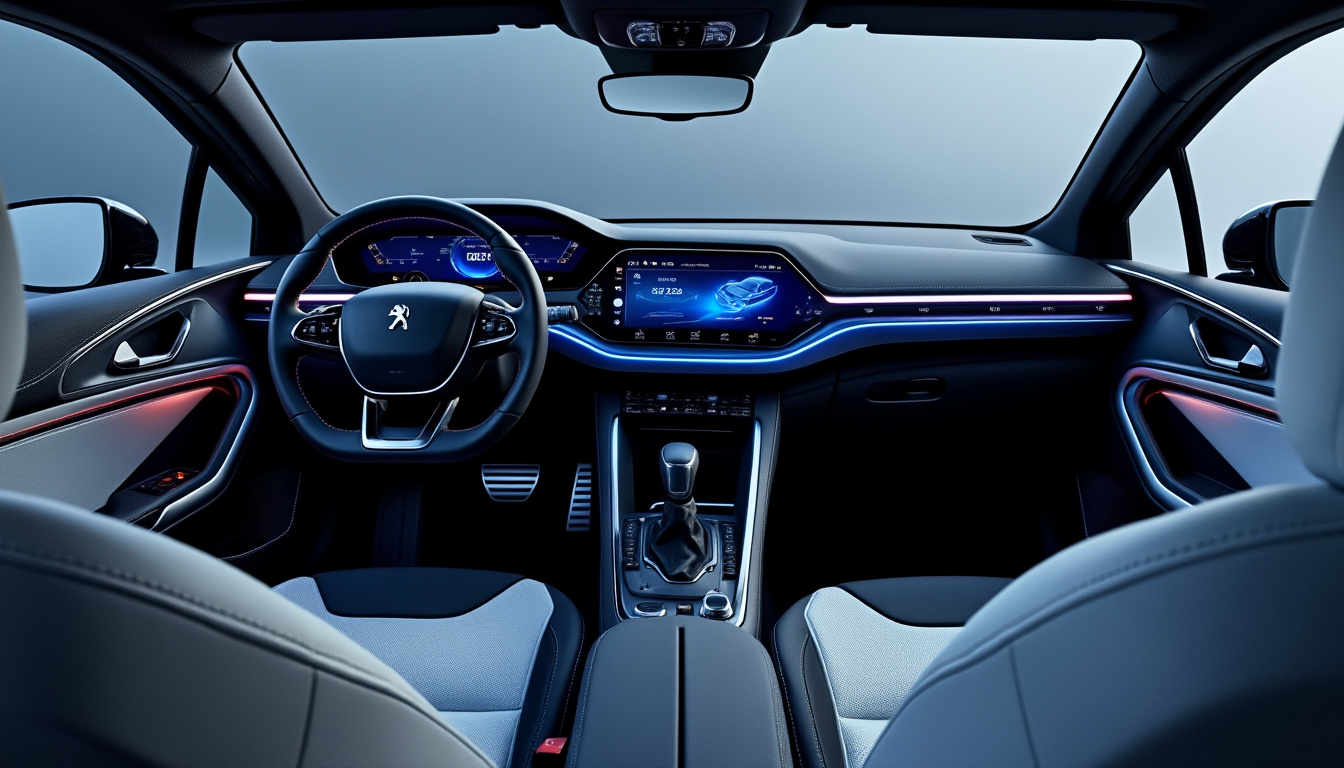 Découvrez le style intérieur moderne de la Peugeot 208 en 2025 - Open Cars