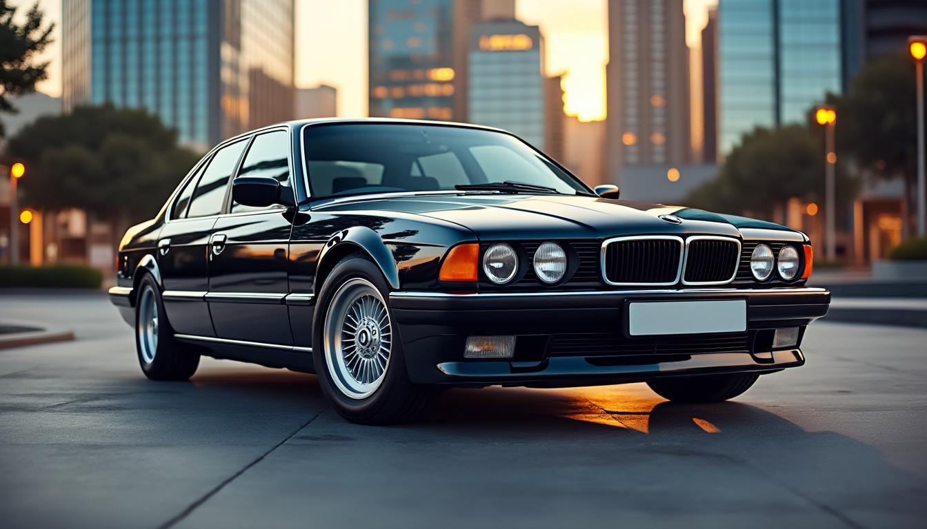 BMW 740i E32 : bien plus qu'une icône nostalgique, un bijou intemporel ...